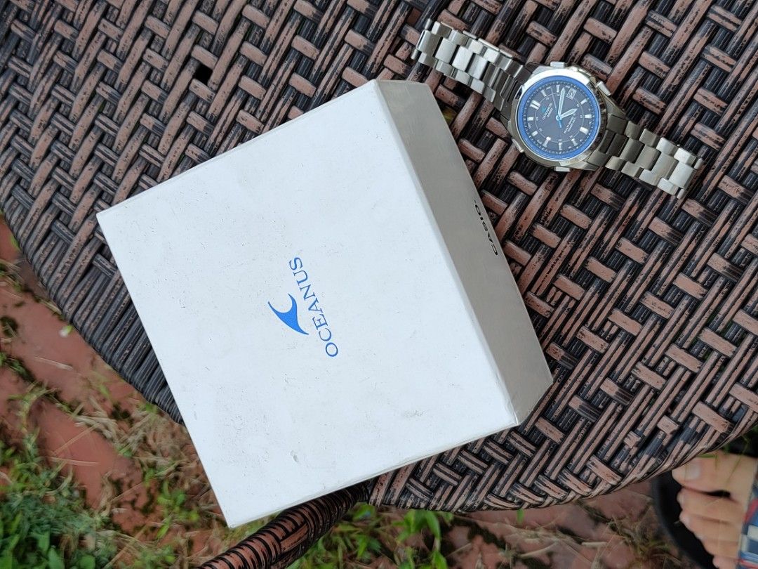 Casio Oceanus T100 Titanium Solar Watch, Luxury, Watches on Carousell