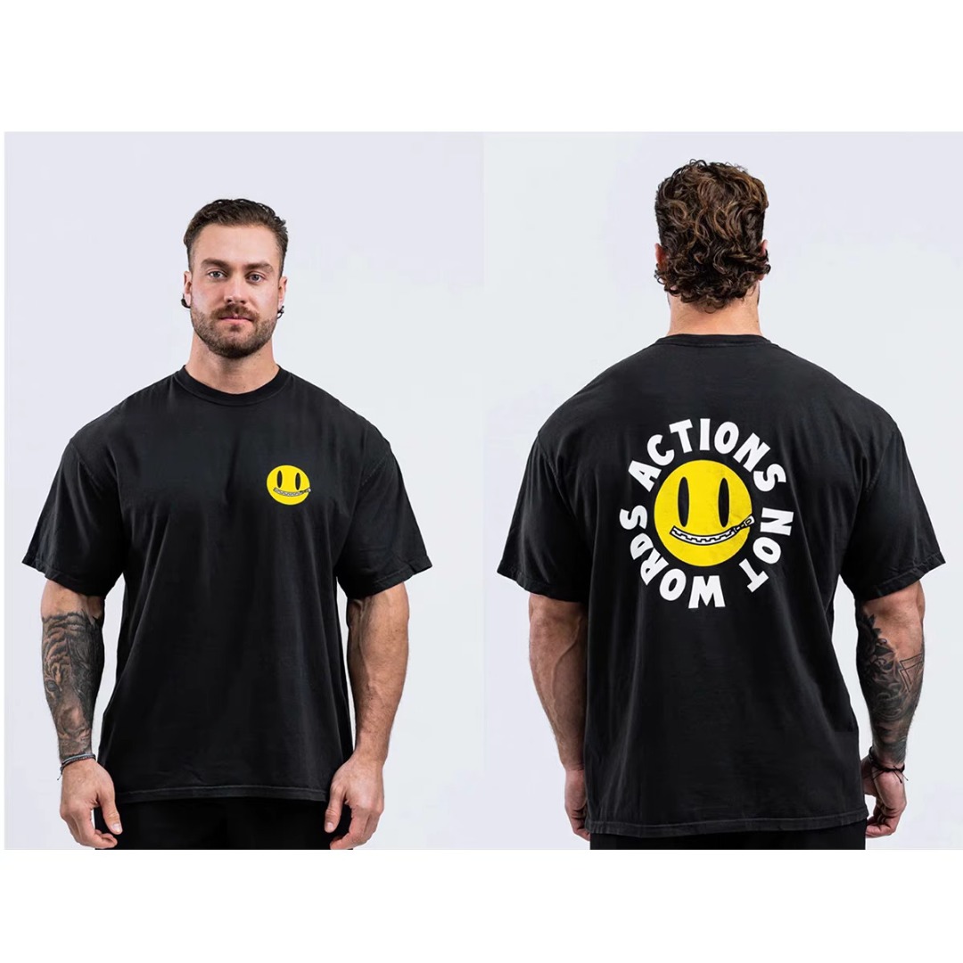 Cbum "Action Not Words" Oversized Shirt, Men's Fashion, Tops & Sets ...