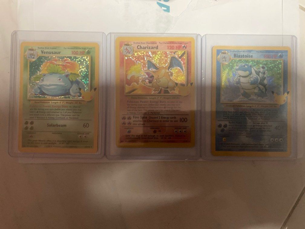 Charizard celebration trio., Hobbies & Toys, Collectibles & Memorabilia ...