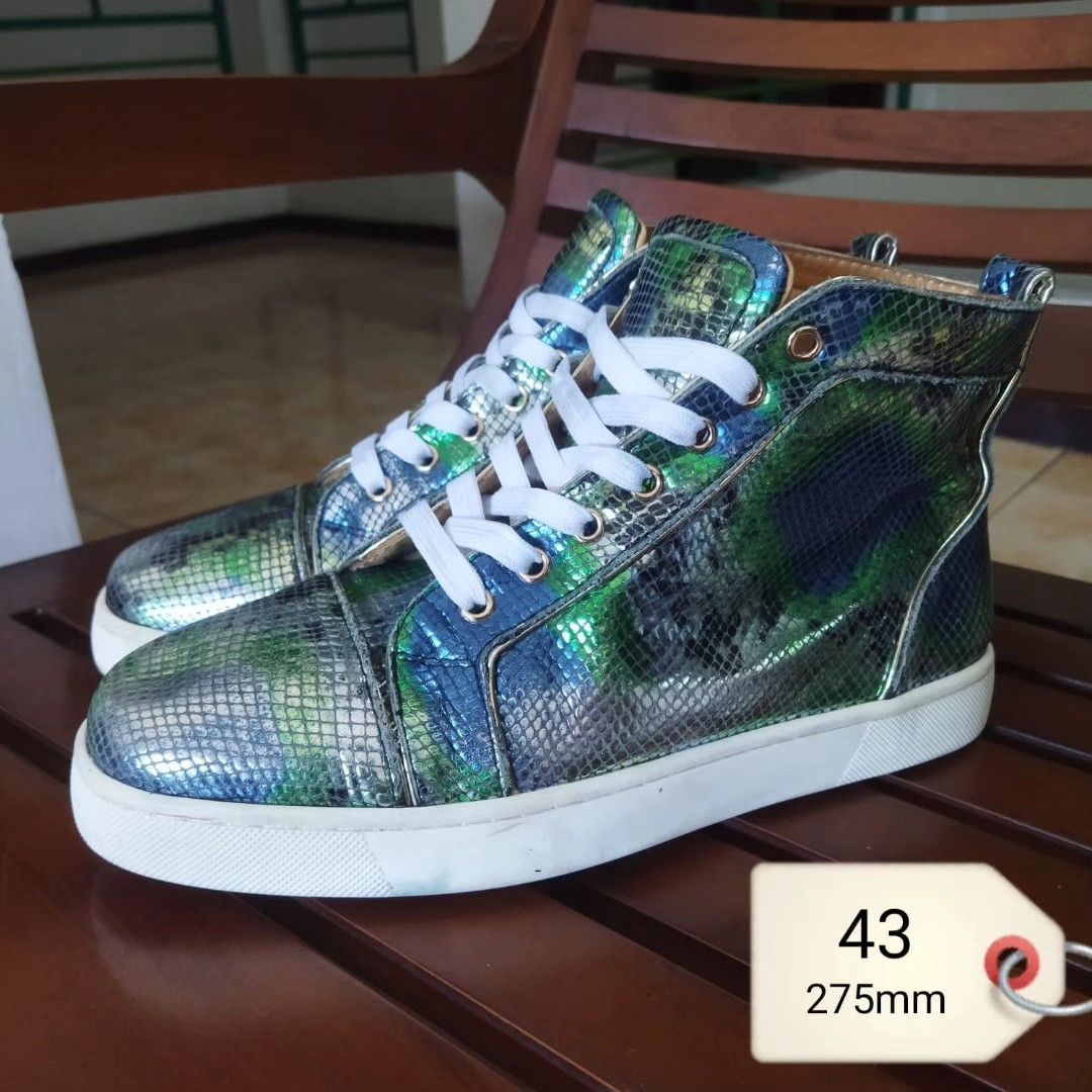 Christian Louboutin (43), Fesyen Pria, Sepatu , Sneakers di Carousell