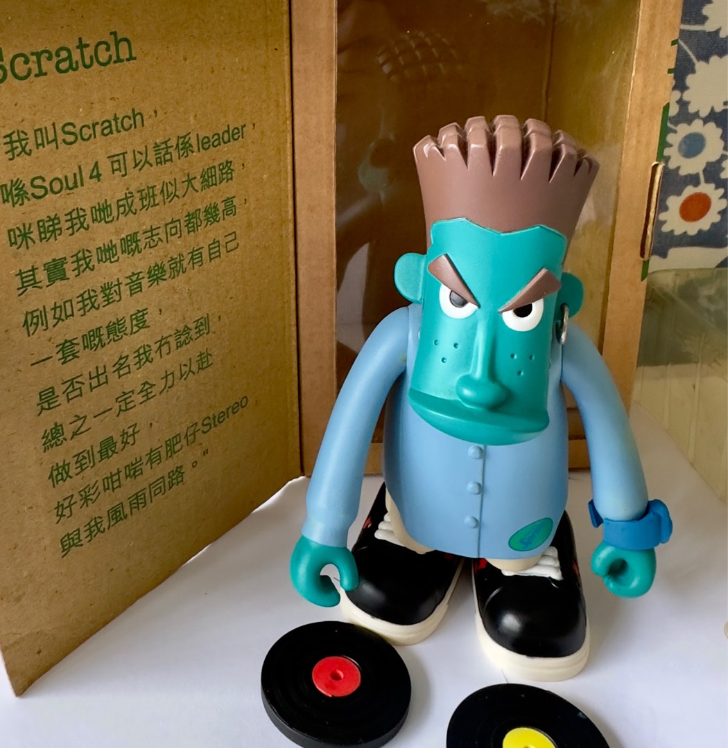 Coca Cola Sprite 搪膠figure SOUL4 Scratch (designed by Eric So), 興趣及遊戲 ...