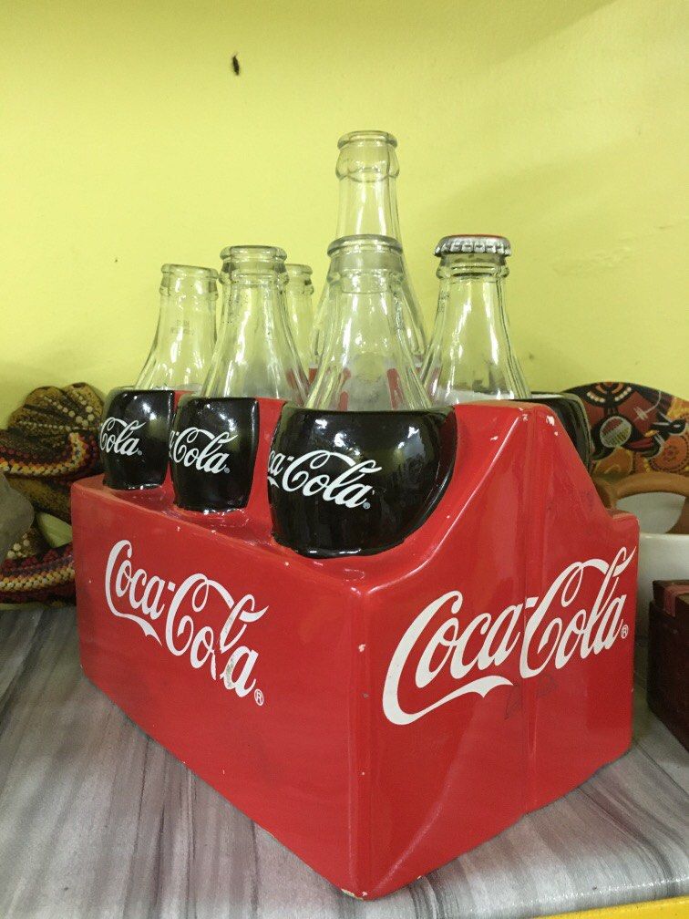 Coke bottle holder ceramic, Furniture & Home Living, Home Decor, Vases ...