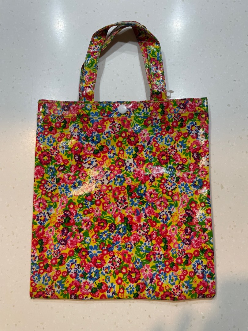 daiso tote bag totebag flower colorful indie core aesthetic bag ...