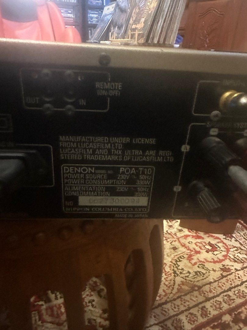 Denon POA-T10 THX Ultra 2 channel power amp - GOLD Made in Japan, Audio ...