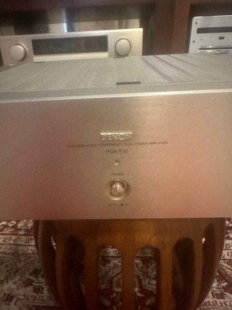 Denon POA-T10 THX Ultra 2 channel power amp - GOLD Made in Japan, Audio ...