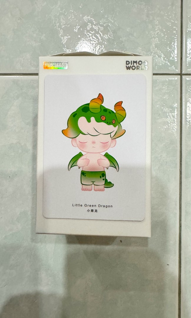 Dimoo Little Green Dragon, Hobbies & Toys, Toys & Games on Carousell