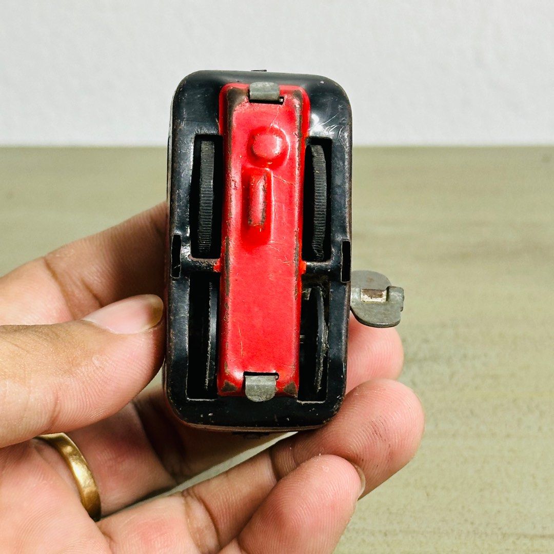 FIRE TRUCK Fire Engine Wind Up Tin Toy Rare Vintage Collectible Made in ...