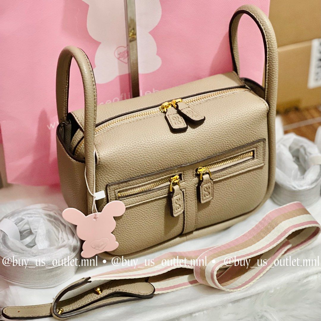 HOUSE OF LITTLE BUNNY ZIPPY 22 PU IN CLAY, Women's Fashion, Bags ...