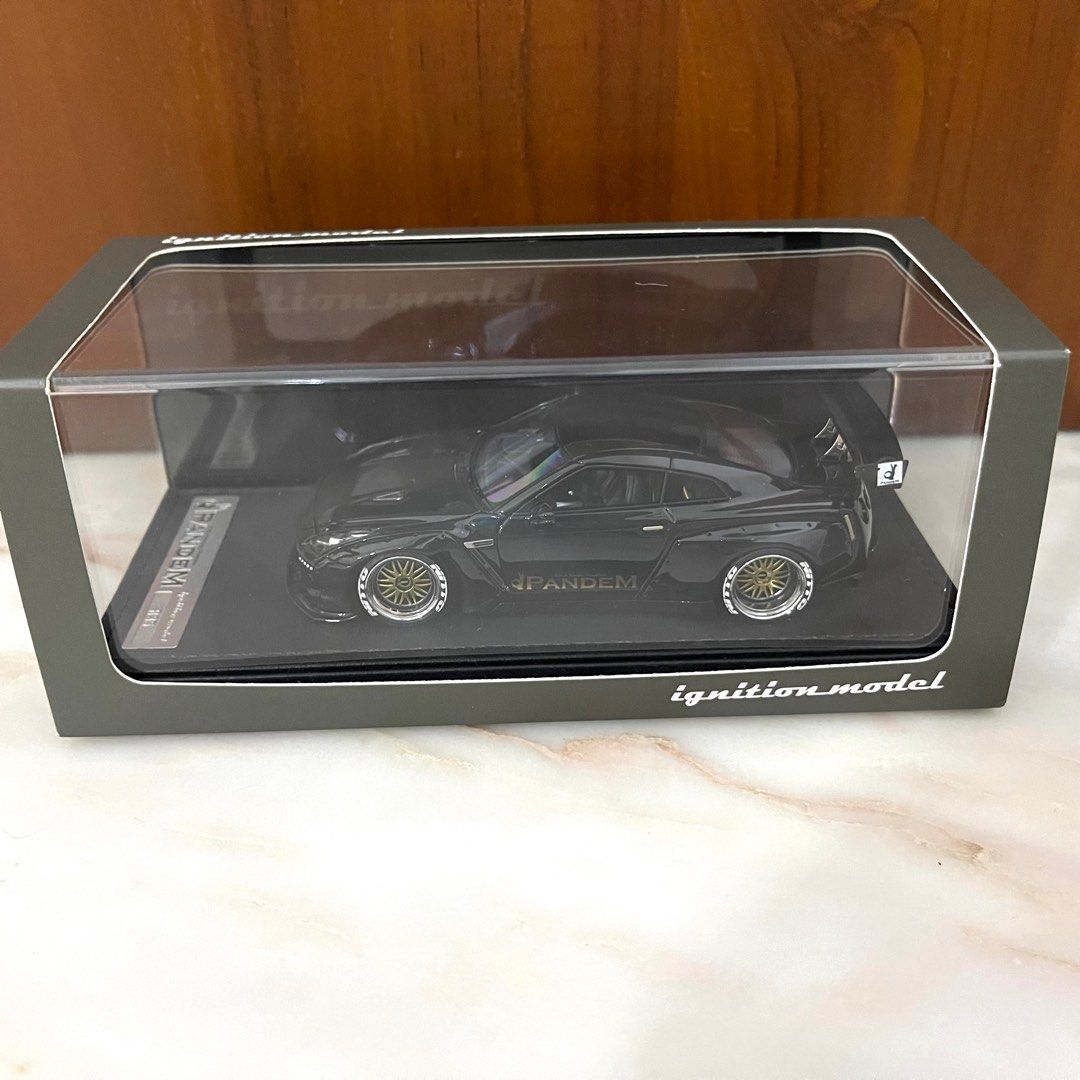 Ignition Model 1/43 Pandem Nissan GTR R35 black, Hobbies & Toys, Toys ...