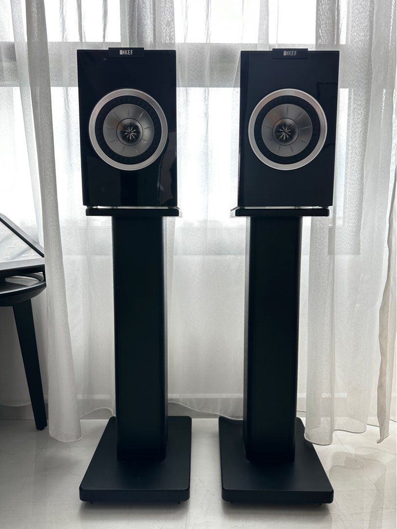 KEF R100 with stand, Audio, Soundbars, Speakers & Amplifiers on Carousell