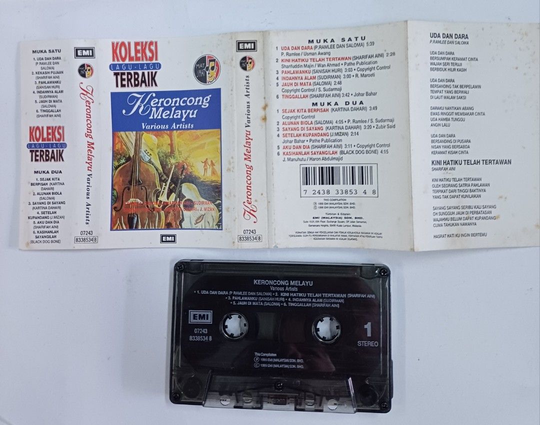 KERONCONG MELAYU. Cassette, Hobbies & Toys, Music & Media, CDs & DVDs on Carousell