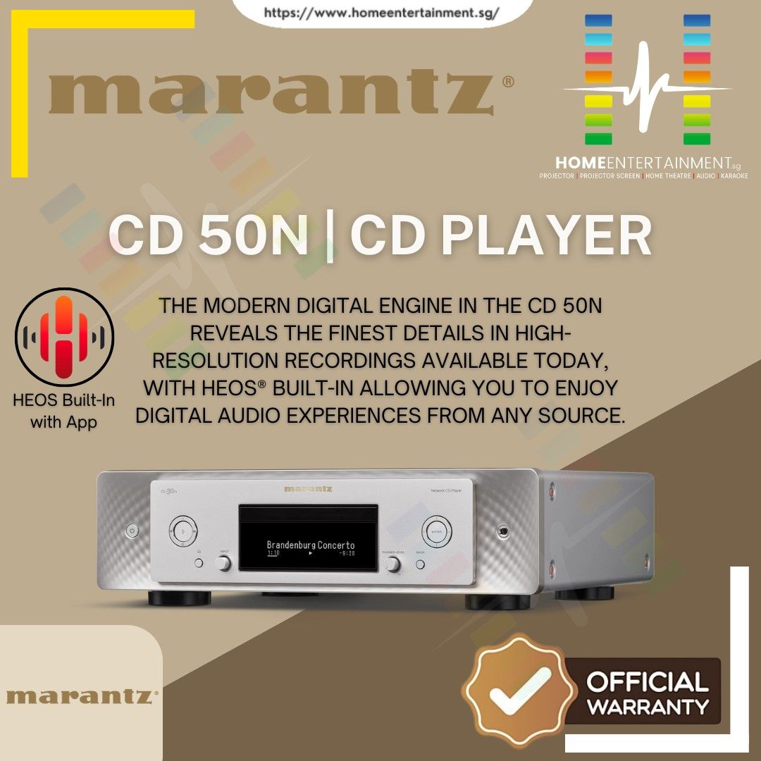 Marantz CD 50n CD Player | Premium CD and Network Audio Player with ...