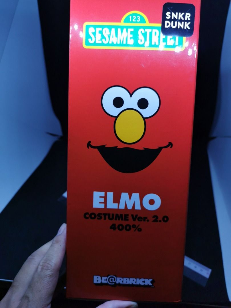 Medicom Toy BE@RBRICK Sesame Street ELMO 400% Bearbrick Costume Version, Hobbies & Toys, Toys ...