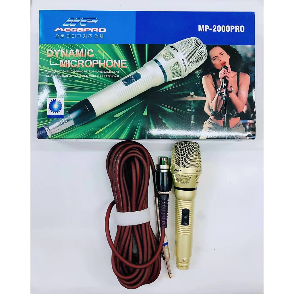 Megapro Series Professional Karaoke Microphone With Heavy Duty 10M Wire ...