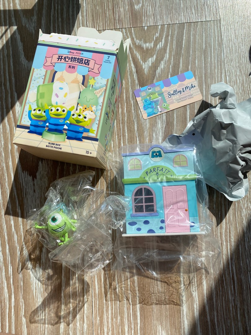 Mike & Sulley Disney Bakery Street Blind box miniso on Carousell