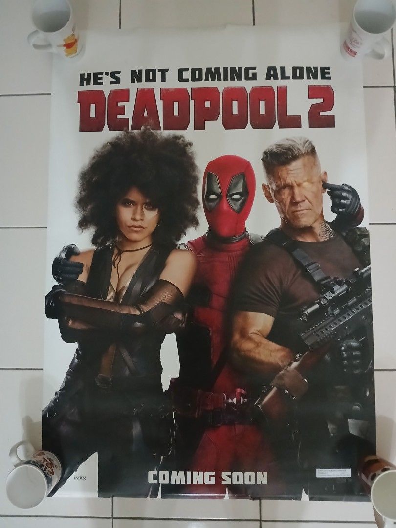 Movie Poster Official Theatrical: Deadpool 2, Hobbies & Toys ...