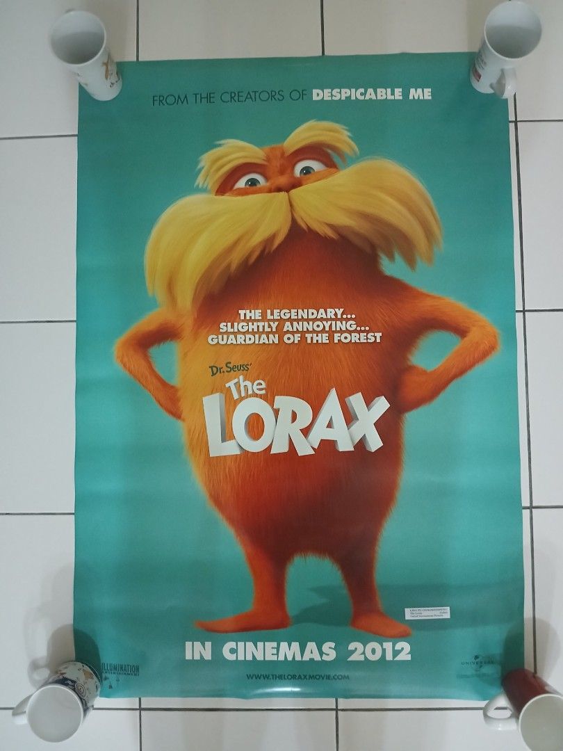 Movie Poster Official Theatrical: Dr. Seuss The Lorax, Hobbies & Toys ...