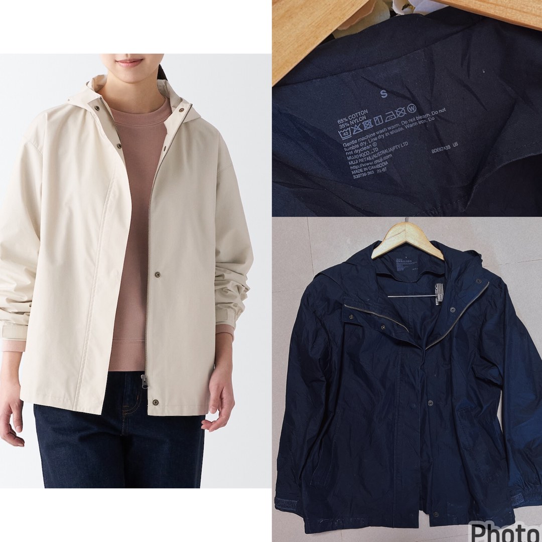 Muji x Uniqlo Oversized With Side Pocket Jacket, Women's Fashion, Coats ...