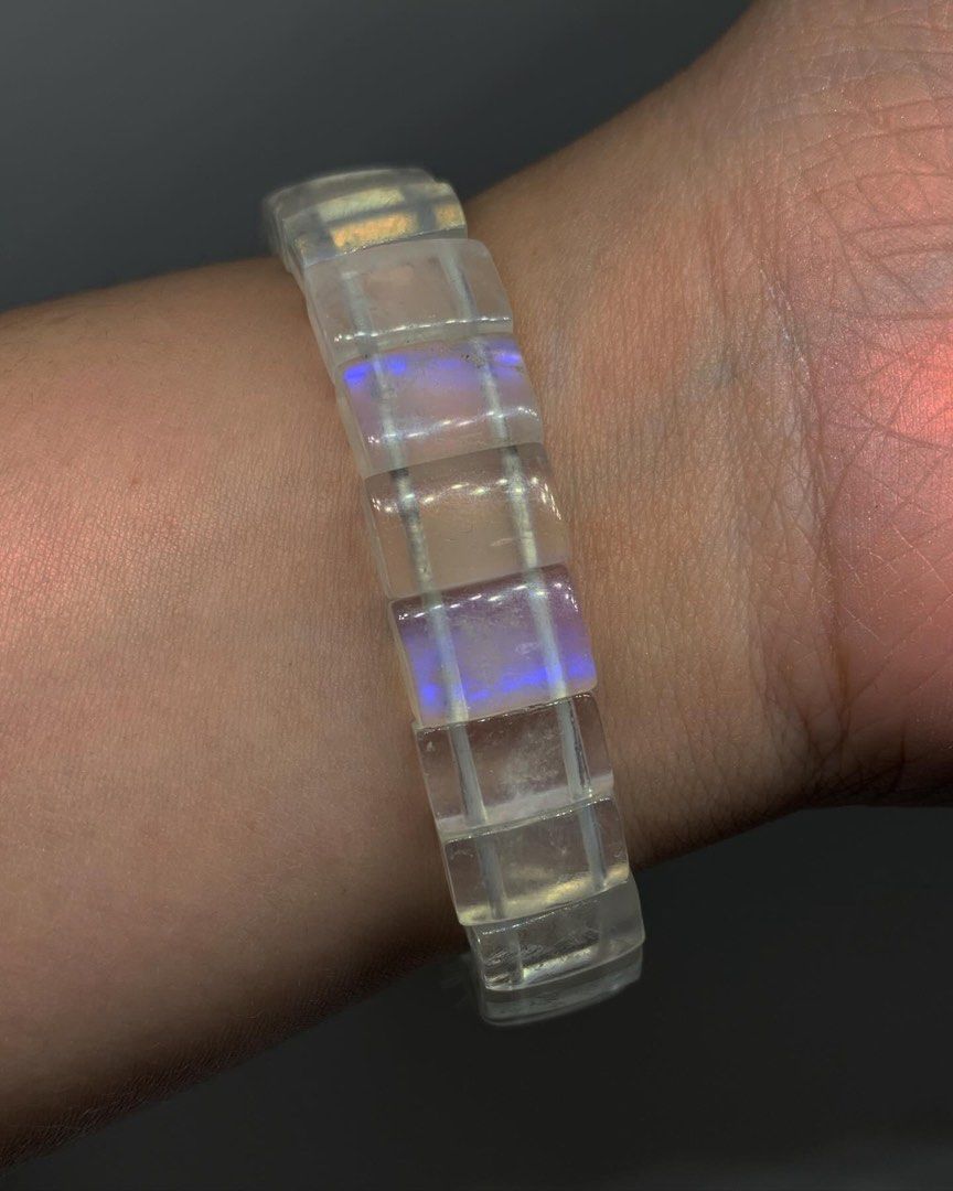 moonstone soft bangle