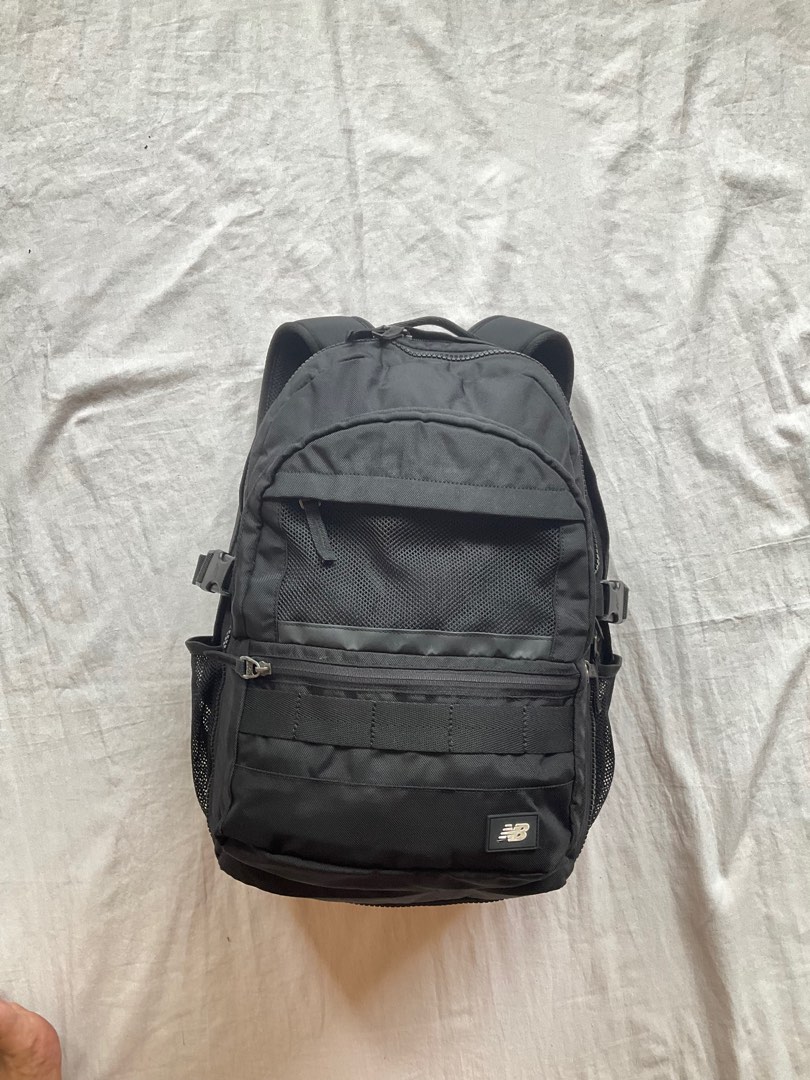 New Balance Black On Black Daily Backpack, Fesyen Pria, Tas & Dompet ...
