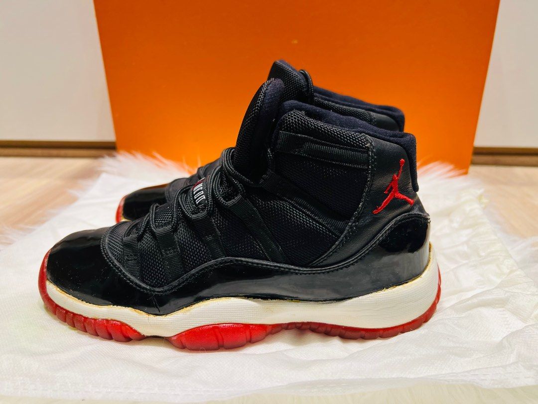 NIKE AIR JORDAN 11 RETRO BRED HIGH AJ11 黑紅 高筒 11代 女生U.S 7.5號, 她的時尚, 鞋類 ...