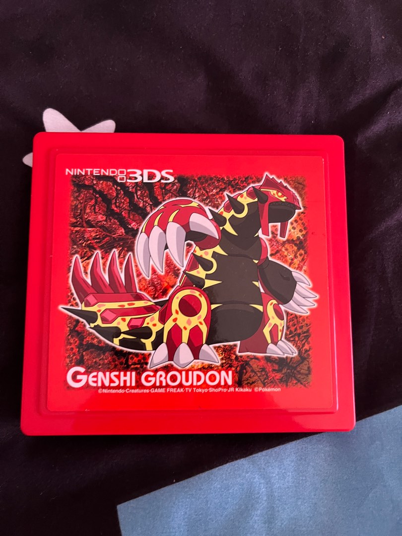 Pokémon ORAS 3DS game card case, Video Gaming, Gaming Accessories ...