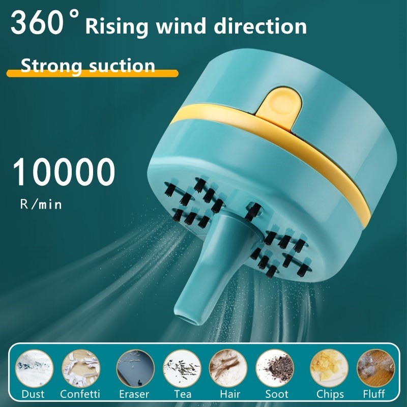 Portable Mini Desktop Cleaner Desk Vacuum Cleaner Dust Collector for ...