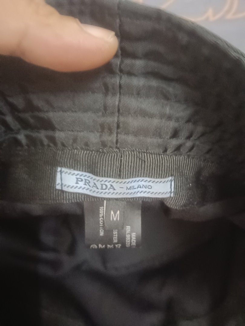 Prada bucket hut, Men's Fashion, Watches & Accessories, Cap & Hats on ...