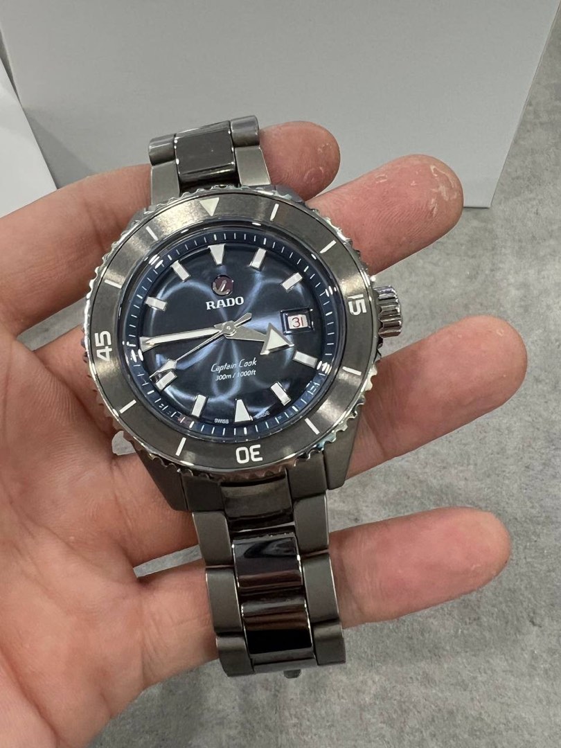 RADO CAPTAIN COOK CERAMIC & TITANIUM SWISS MADE AUTOMATIC DIVERS 300M ...