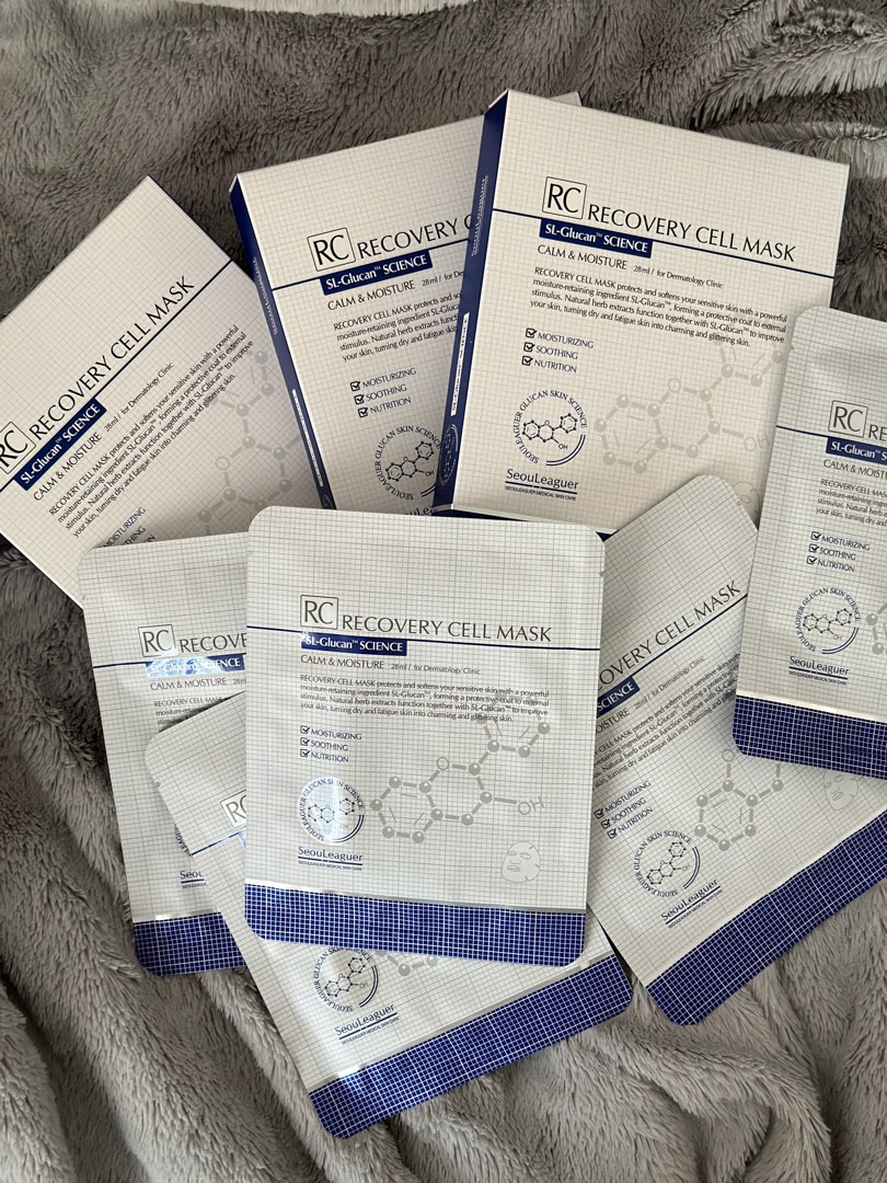 RC Recovery Cell Mask 韓國醫美科研修復面膜 一盒5片, 美容＆個人護理, 健康及美容 - 皮膚護理, 面部 - 面部護理 ...