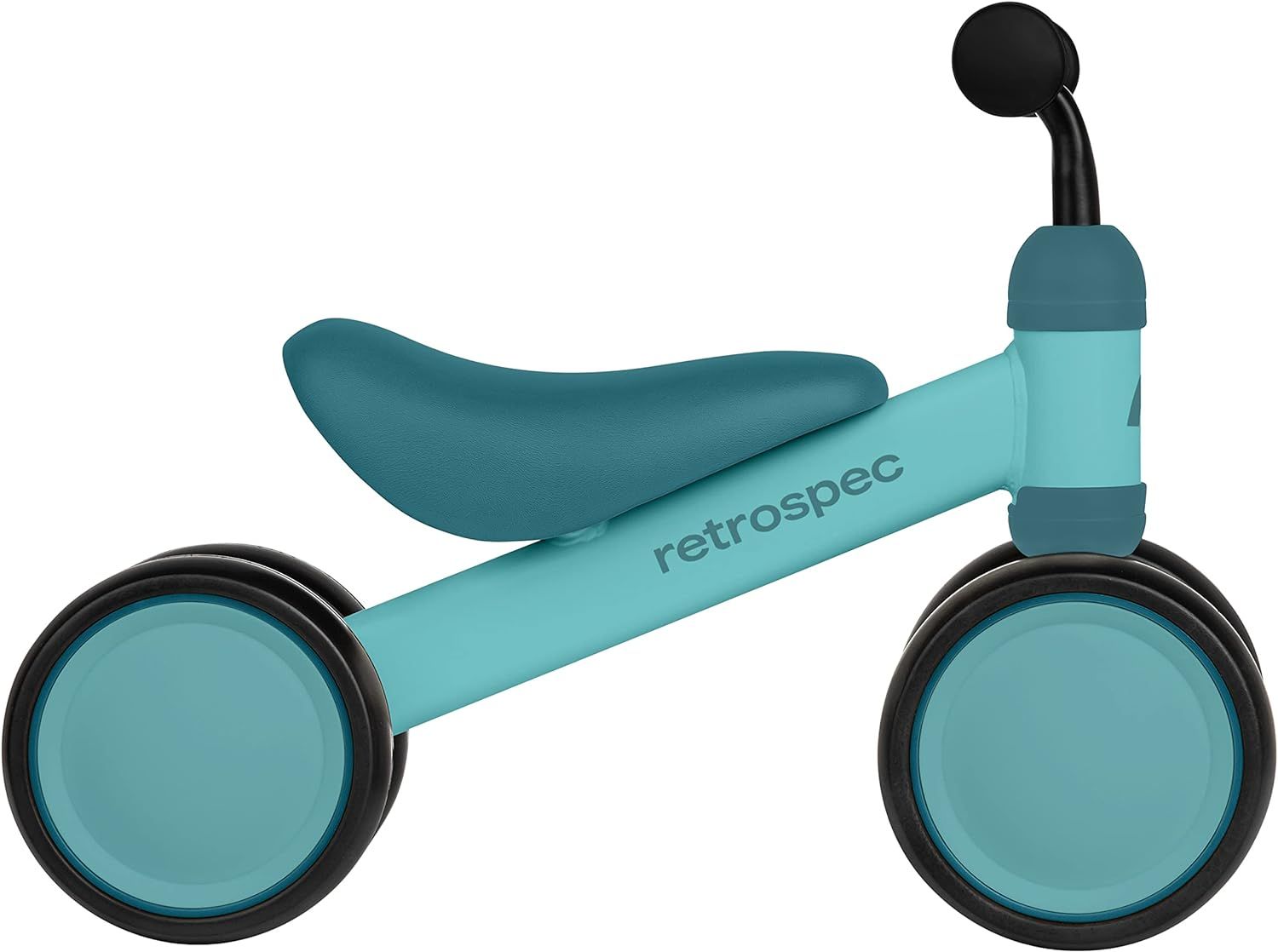 Retrospec Cricket Baby Walker Balance Bike with 4 Wheels for Ages 12-24 ...