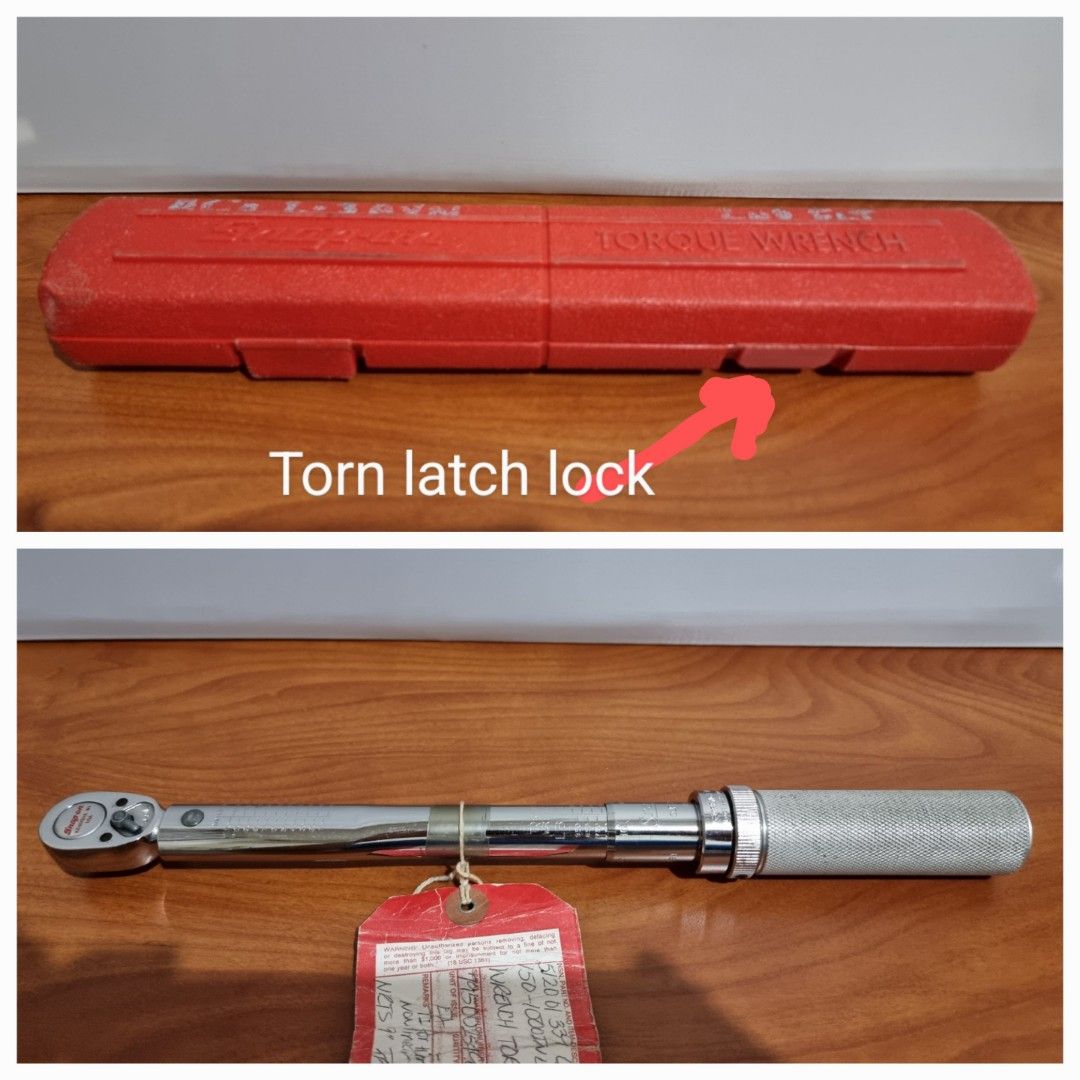 Snap-on Torque Wrench QJR284E, Furniture & Home Living, Home ...