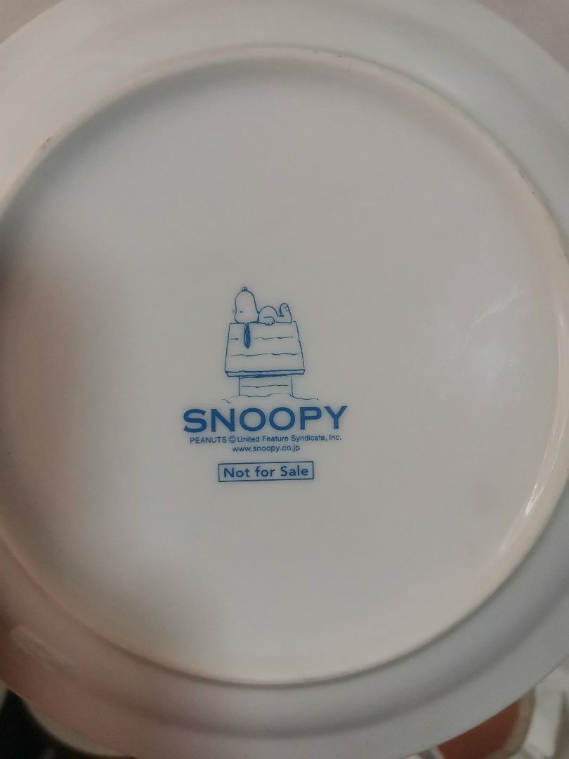 Snoopy Plate, Furniture & Home Living, Kitchenware & Tableware ...