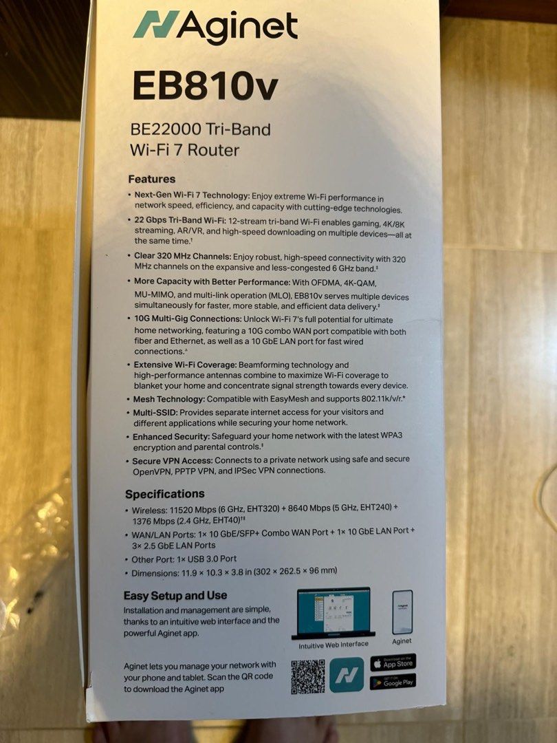 TP Link EB810v WiFi 7, Computers & Tech, Office & Business Technology ...