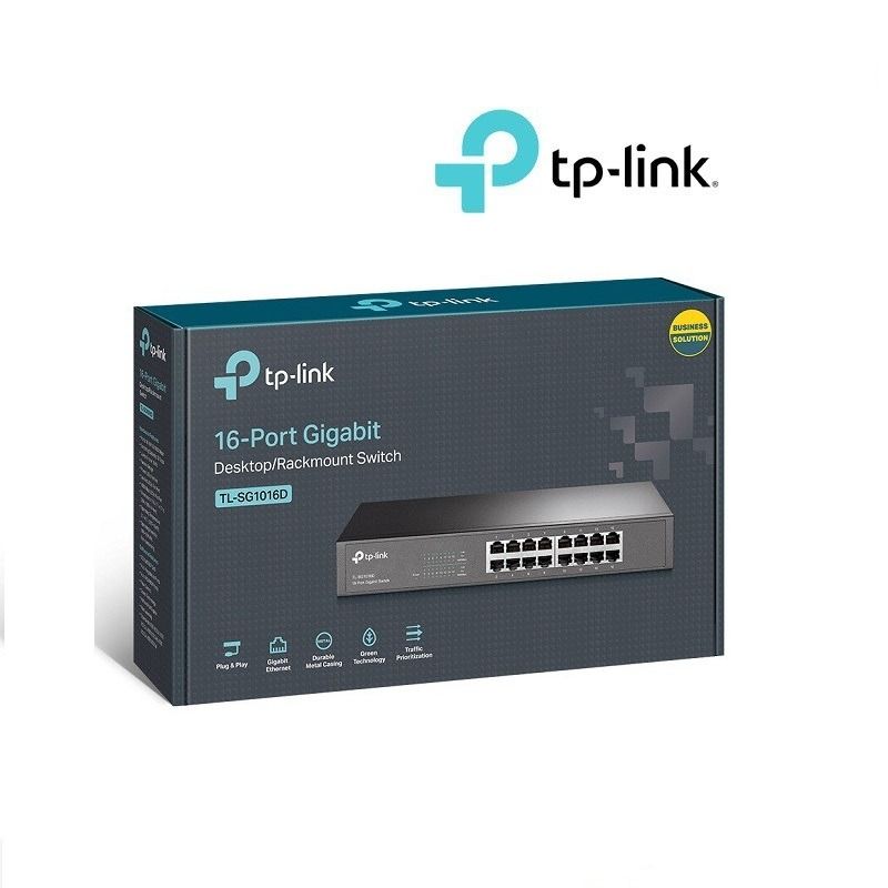 TP-LINK 16-PORT GIGABIT RACKMOUNT NETWORK SWITCH (TL-SG1016D), TV & Home Appliances, Other Home ...