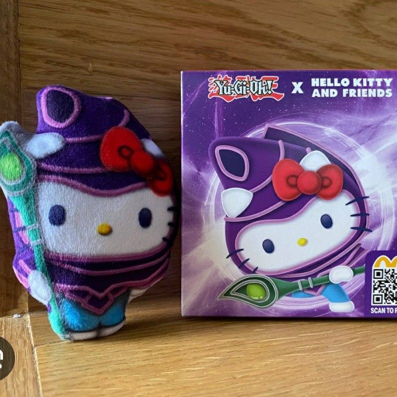 Trading McDonald's Slifer the Sky Dragon Kuromi for Dark Magician Hello ...