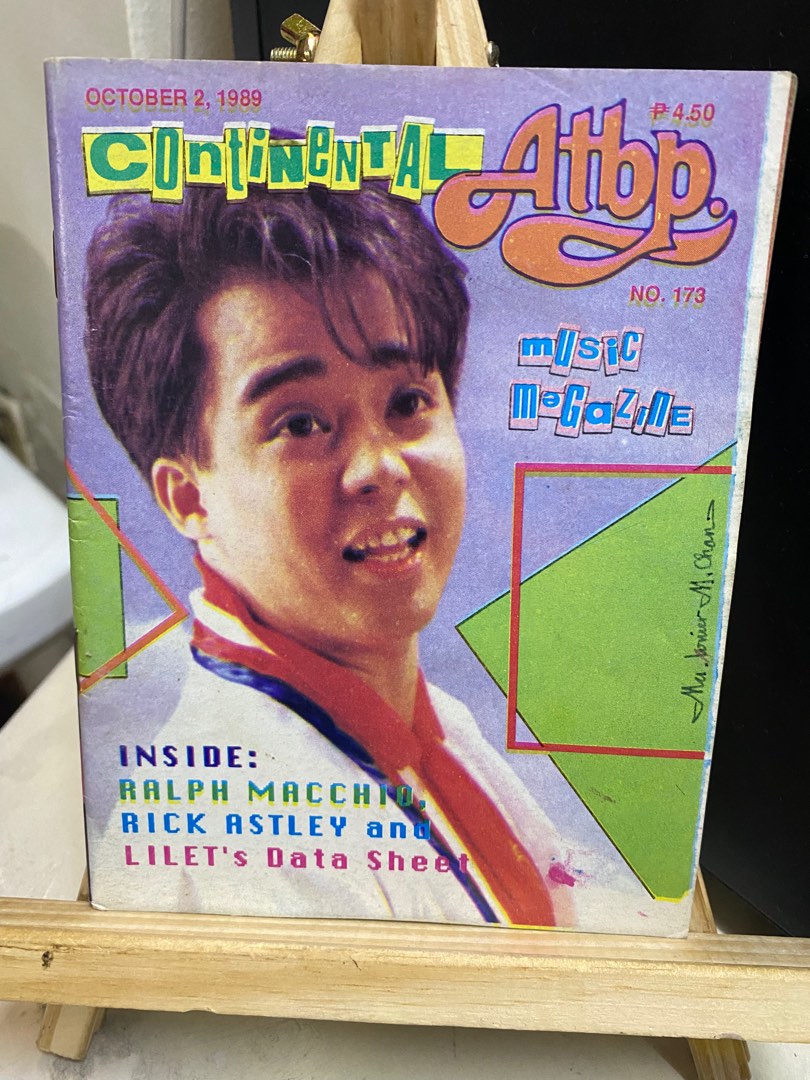 Vintage 1989 Continental Songhits Music Song Magazine - OPM - Dingdong ...