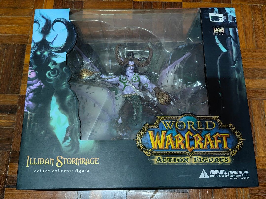 World of Warcraft Deluxe collector: Illidan Stormrage Figure, Hobbies ...