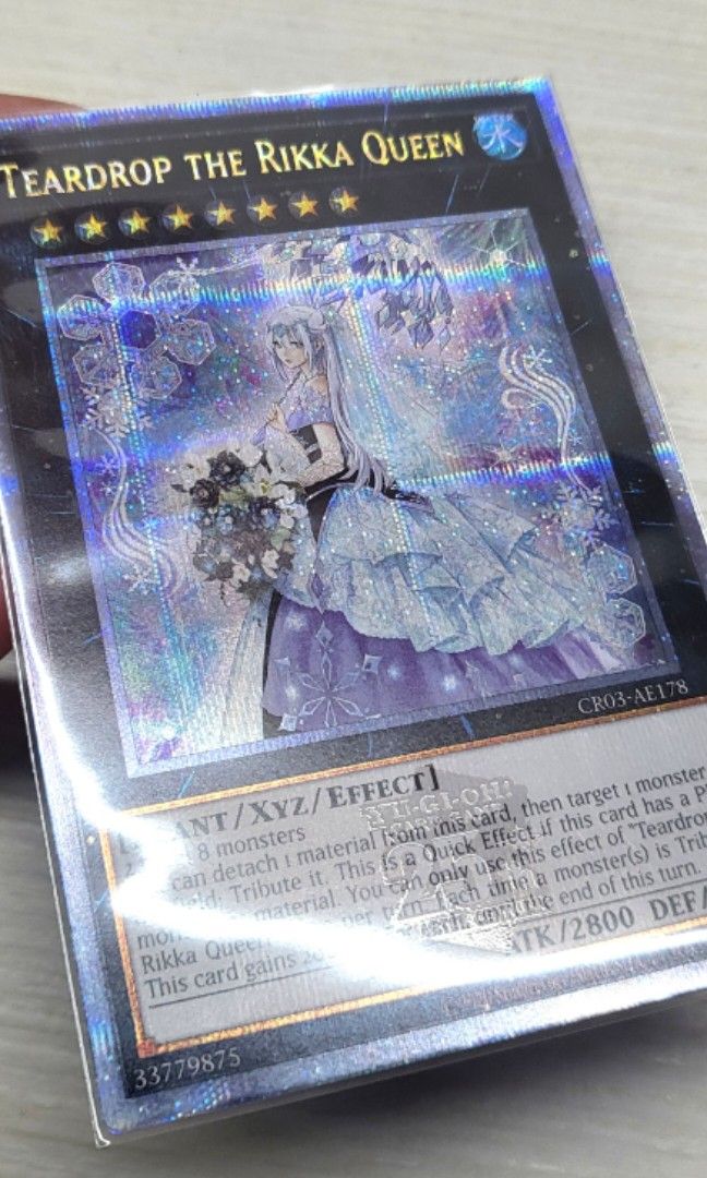 [YUGIOH] Teardrop the Rikka Queen (QCSR) (AE), Hobbies & Toys, Toys & Games on Carousell