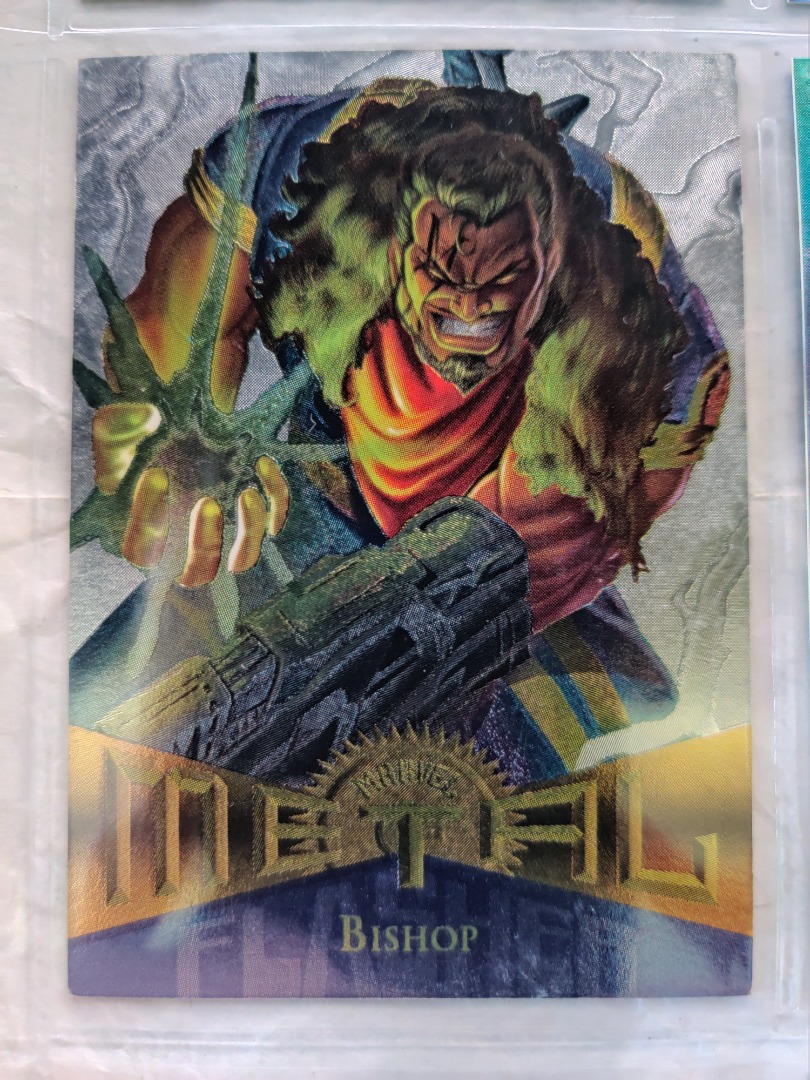1995 Fleer Marvel Metal Flasher Bishop, Hobbies & Toys, Memorabilia ...