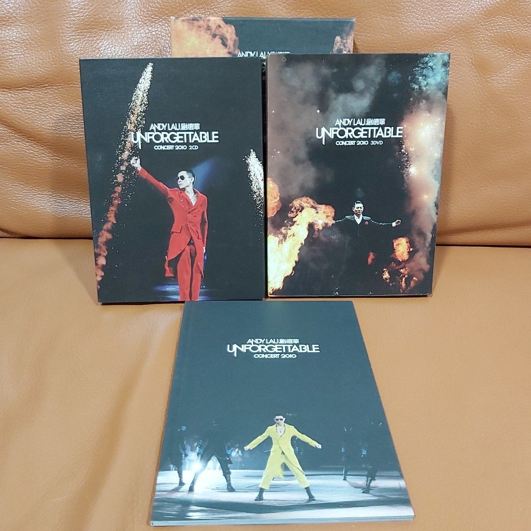 2cd/3dvd 》 Andy Lau 刘德华Unforgetttable concert 2010, Hobbies & Toys ...