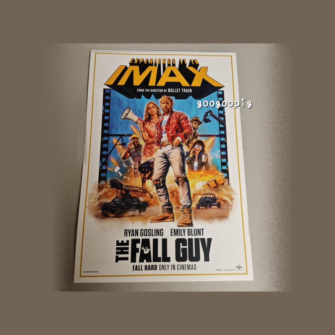 特技狂人 特技玩家 海報 The Fall Guy Imax Movie Poster 賴恩高斯寧 Ryan Gosling 艾美莉賓特 ...