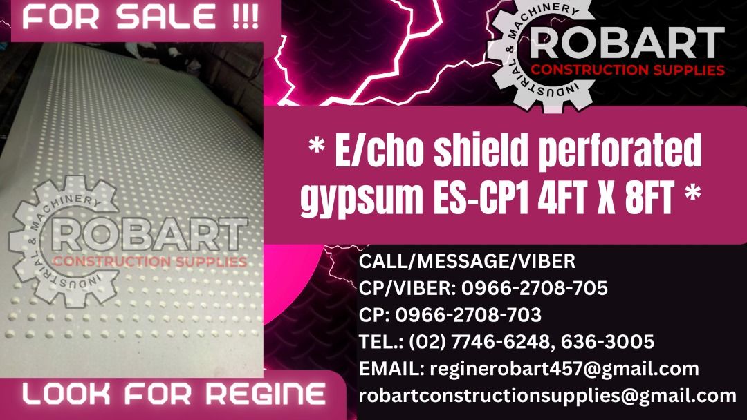 * E/cho shield perforated gypsum ES-CP1 4FT X 8FT *, Commercial ...