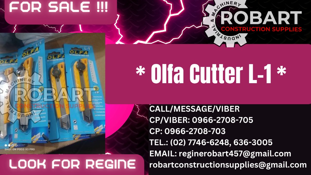 * Olfa Cutter L-1 *, Commercial & Industrial, Construction Tools & Equipment on Carousell