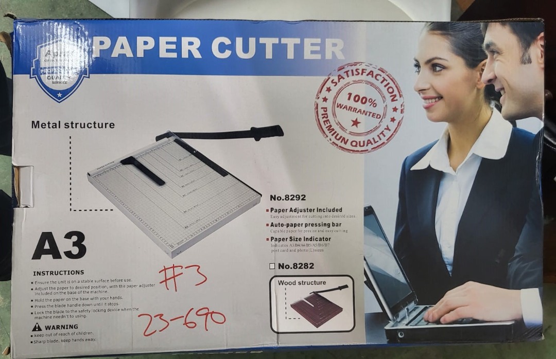 A3 Paper Cutter Metal, Hobbies & Toys, Stationary & Craft, Craft ...