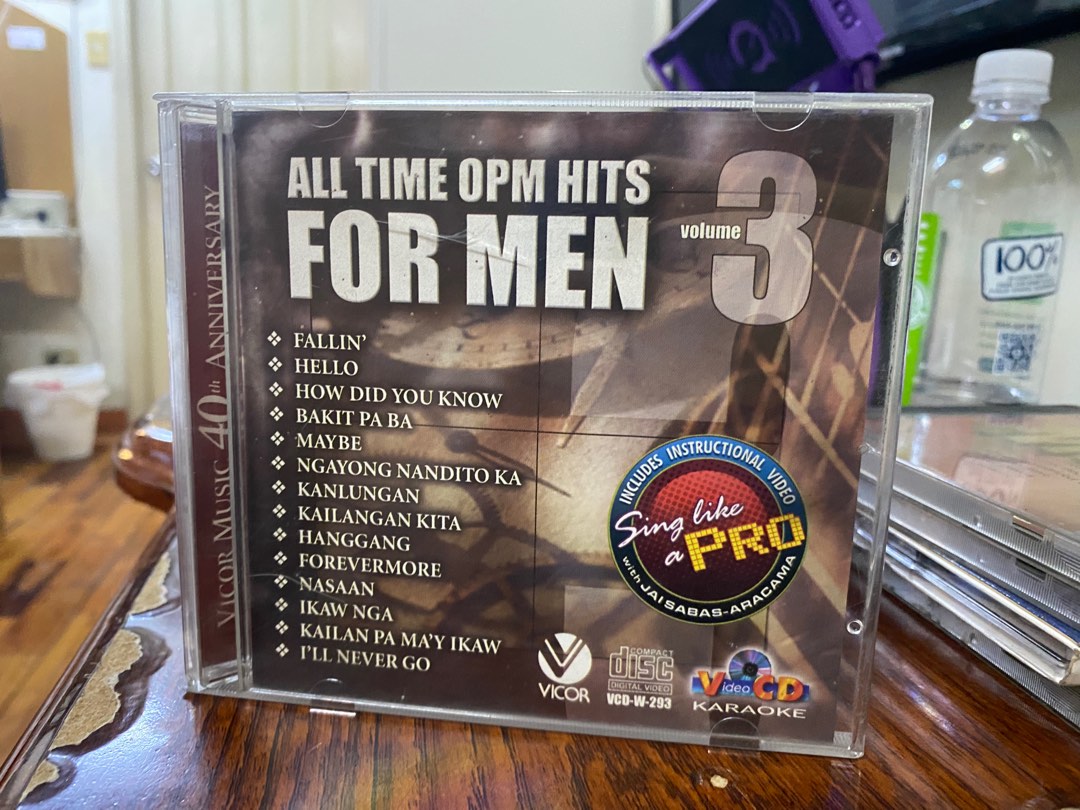 ALL TIME OPM HITS FOR MEN VOLUME 3 - Original Music Video CD Wency ...