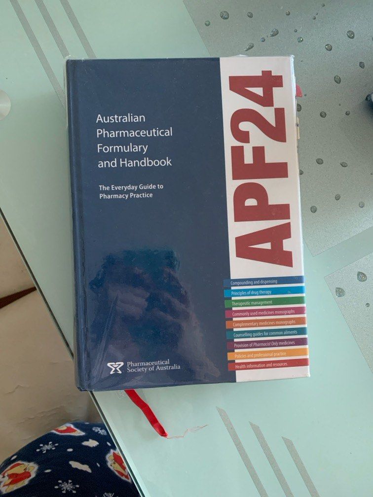 APF 24 藥書 Australian Pharmaceutical Formulatory, 興趣及遊戲, 書本 & 文具, 教科書 ...