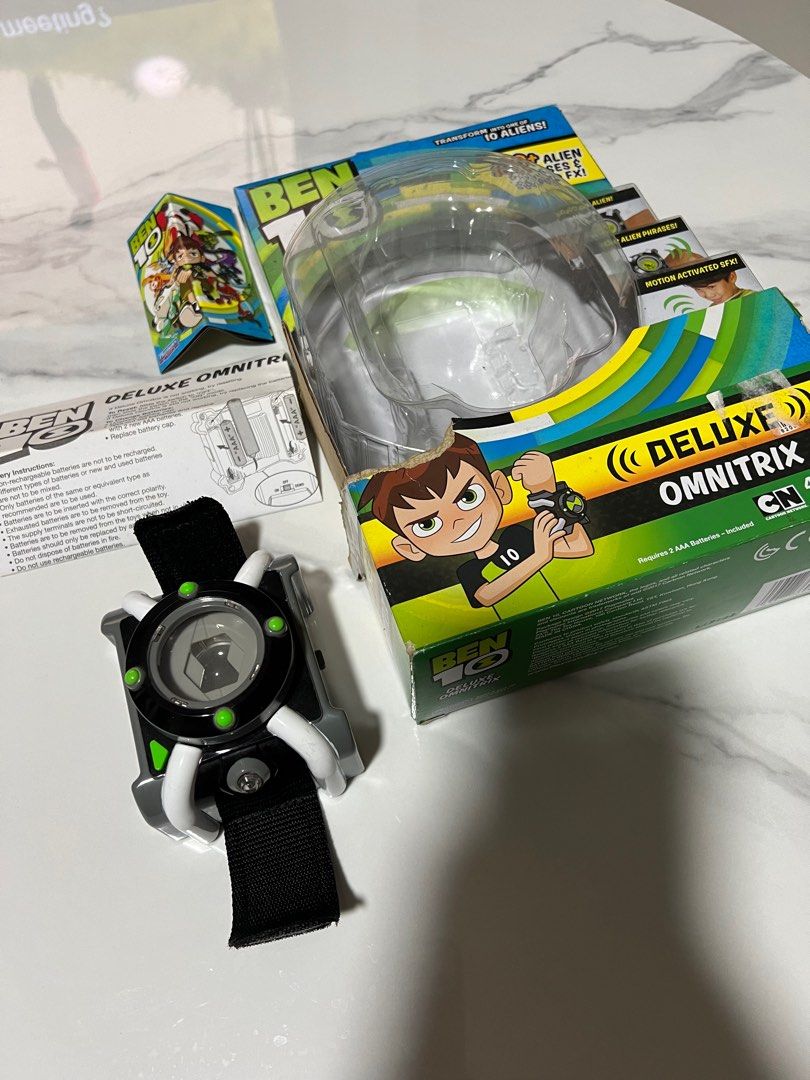 Ben 10 Deluxe Omnitrix Digital Watch 100+ Alien Phrases & Sound FX item ...