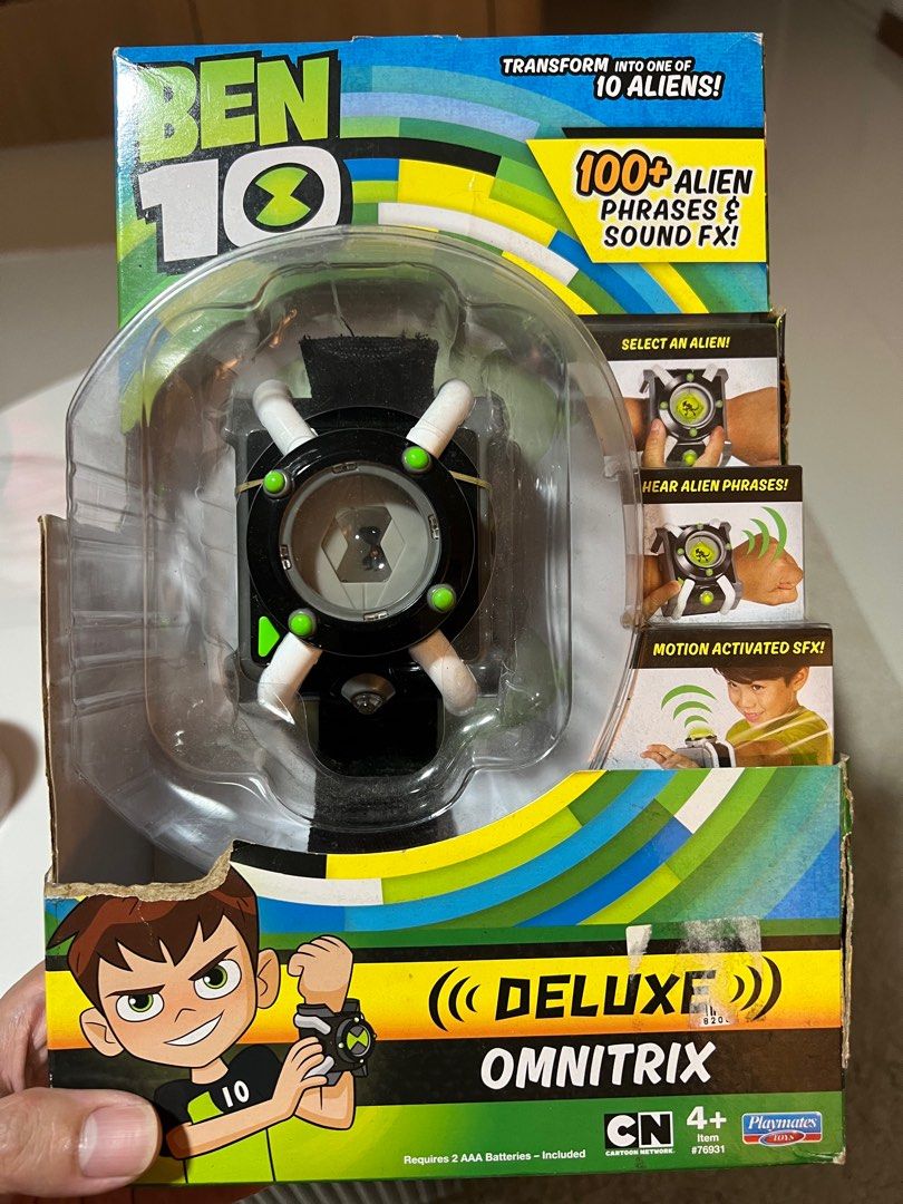 Ben 10 Deluxe Omnitrix Digital Watch 100+ Alien Phrases & Sound FX item ...