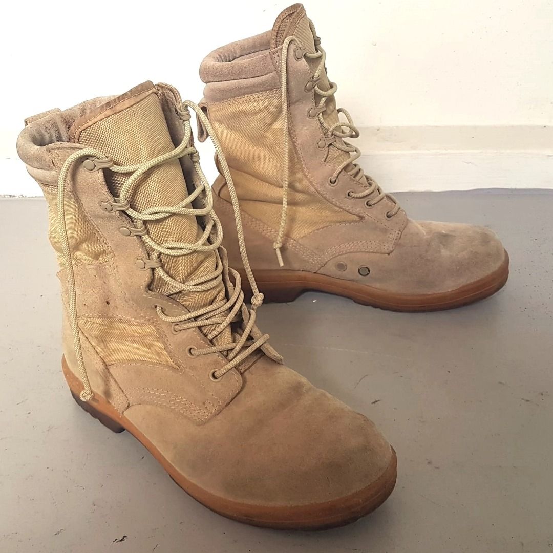 BfR Military Safety Boots, Model V50, EU 43, US 10, UK 9, Khaki ...